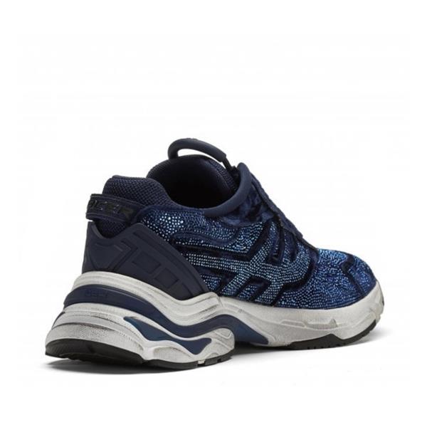 baskets a strass bleu nuit running sneakers ash Race Strass Night