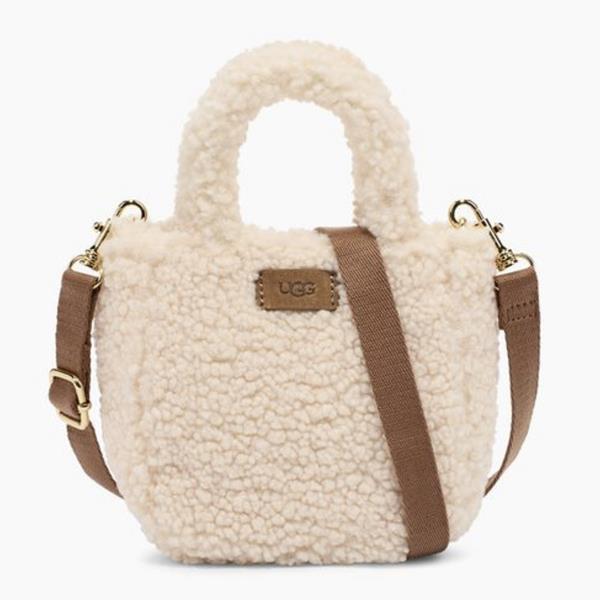 sac bandoulière Ugg sherpa naturel